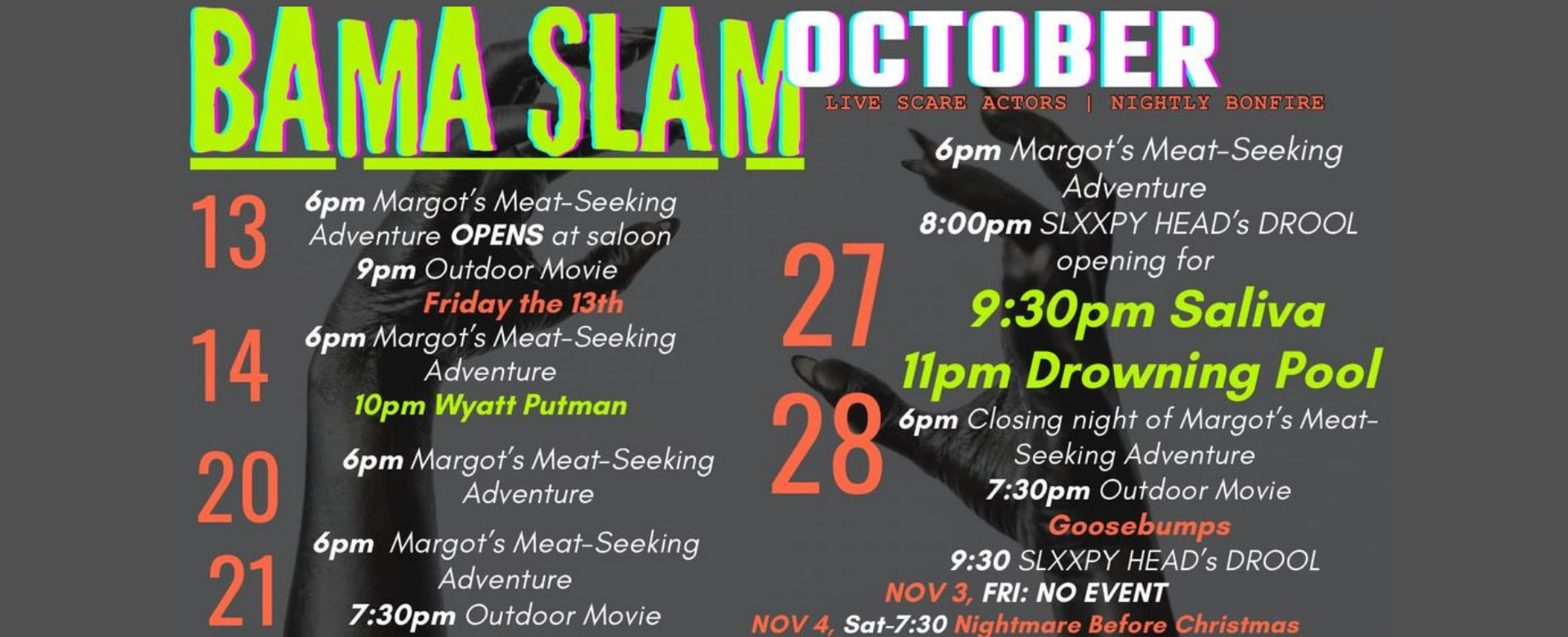 Events - Bama Slam